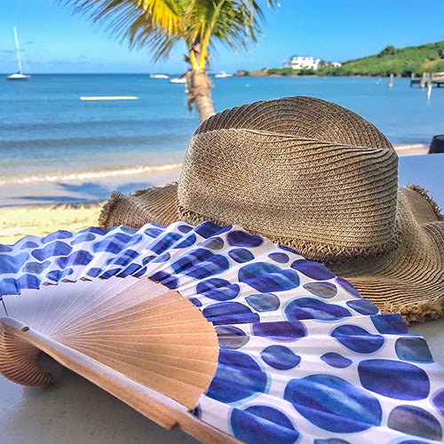 Summer Fun Hand Fan – Fish Face