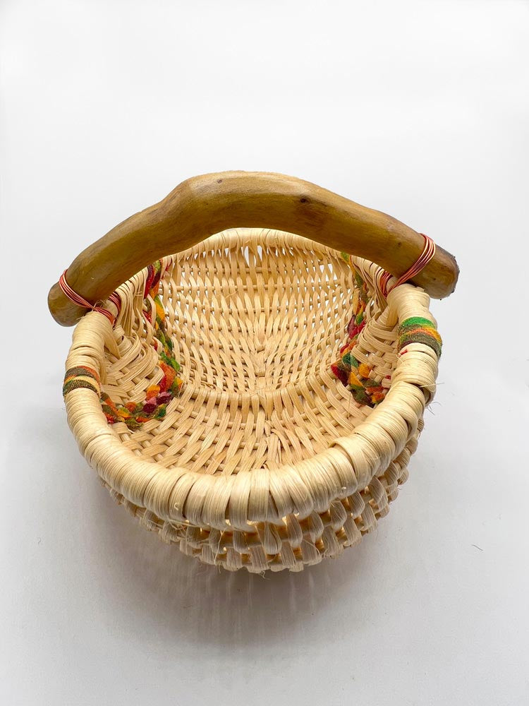 Natural Reed/Cloth Collar – Fish Face